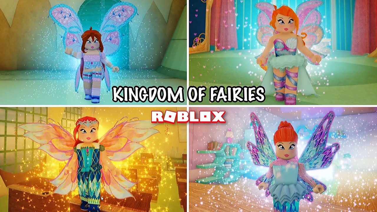 TRANSFORMAÇÕES DA BLOOM NO KINGDOM OF FAIRIES (ROBLOX) - YouTube