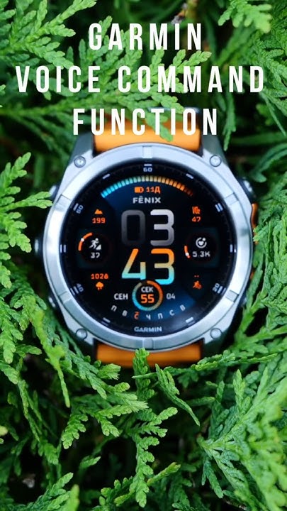 Voice Command in GARMIN FENIX 8 smartwatches! #shorts #garminfenix8 #premiqum shorts # ...