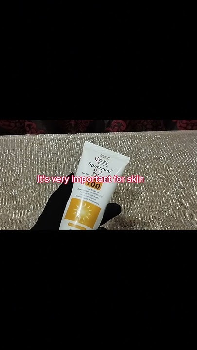 Sunblock ☀️ Spectrum Max Cream Spf100 Sunprotectioncream Suncare