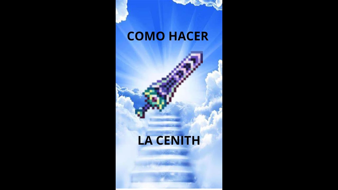 Como hacer la Cenith en terraria- tutorial completo - YouTube