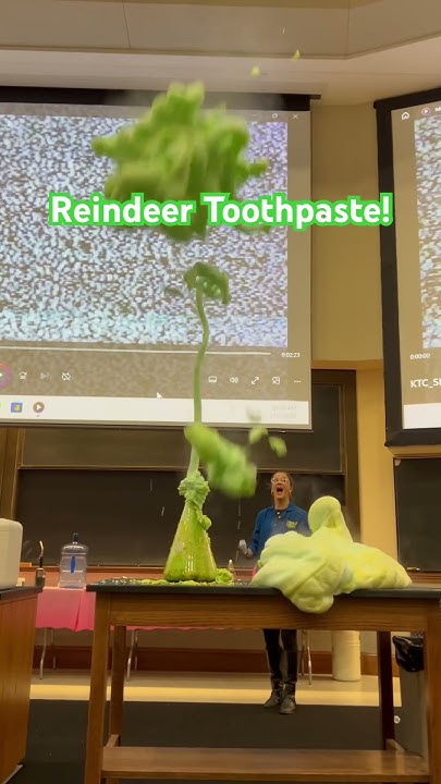 Reindeer Toothpaste with Kate the Chemist! 🤯 - YouTube