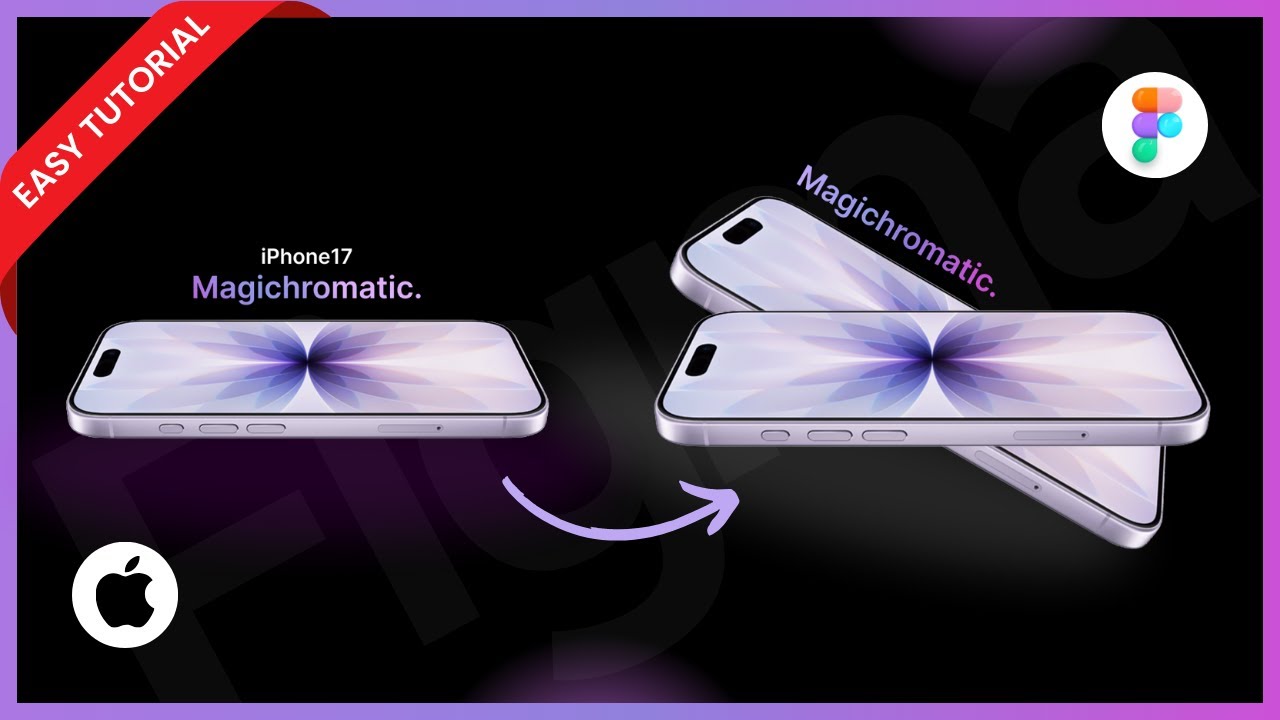 iPhone 17 Smart Hover Animation | Figma | Step by Step Tutorial 2025 # ...
