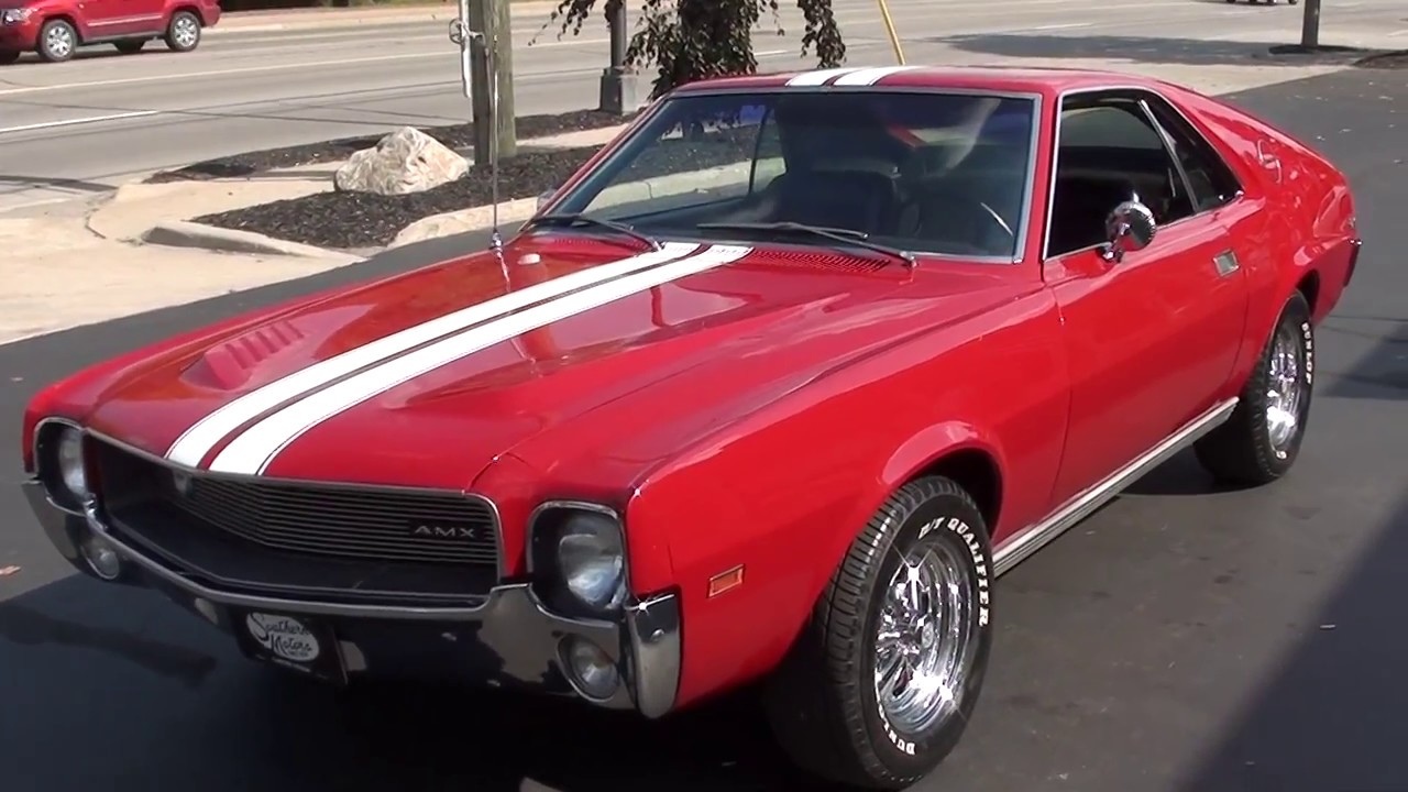 1968 AMC AMX $31,900.00 - YouTube