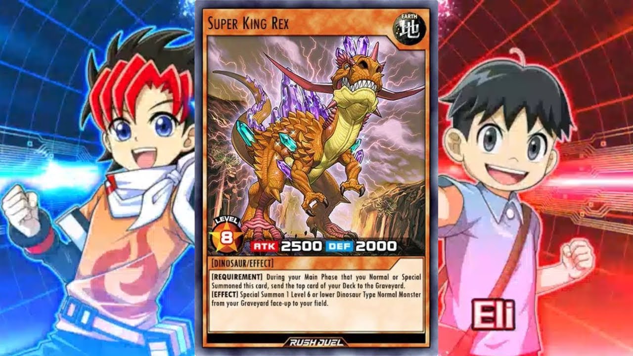 Dueling Eli & Super King Rex | Yu-Gi-Oh! Rush Duel: Dawn of the Battle ...