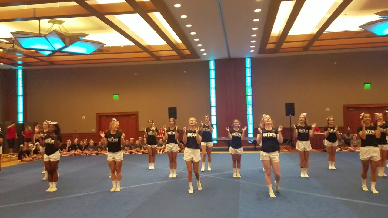 Salem HS Cheer Camp 2018 - YouTube
