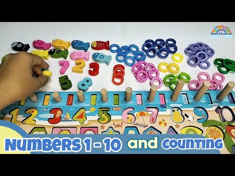 Numbers and Counting 1-10 | Number Learning Puzzle for Kids | Play and ...