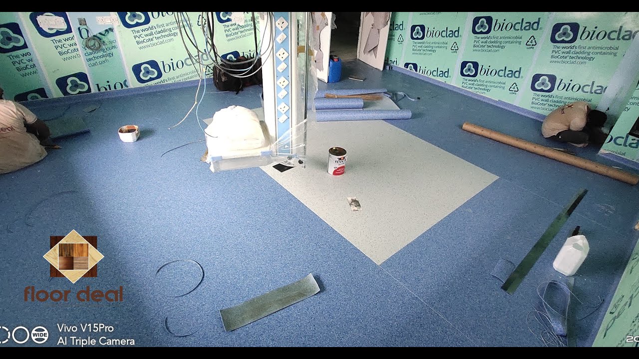 Hospital grade Vinyl Flooring installed in OT rooms, recovery area ...