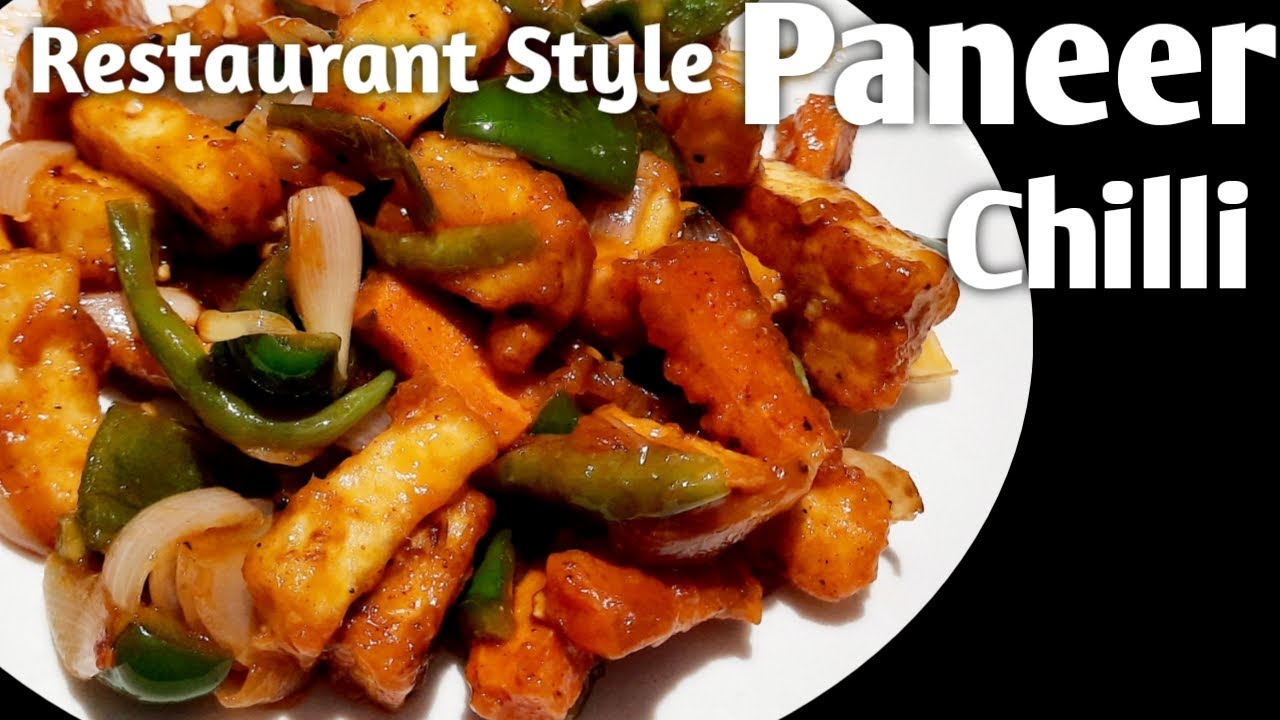 Paneer Chilli/How to make restaurant style Paneer Chilli /Paneer Chilli ...