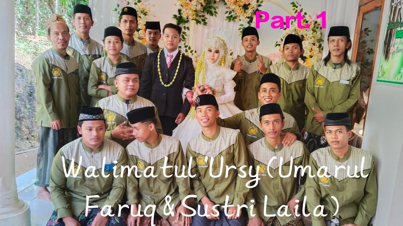 Sholawat Syahdu Part 1. (Walimatul 'Ursy Umarul Faruq & Sustri Laila ...