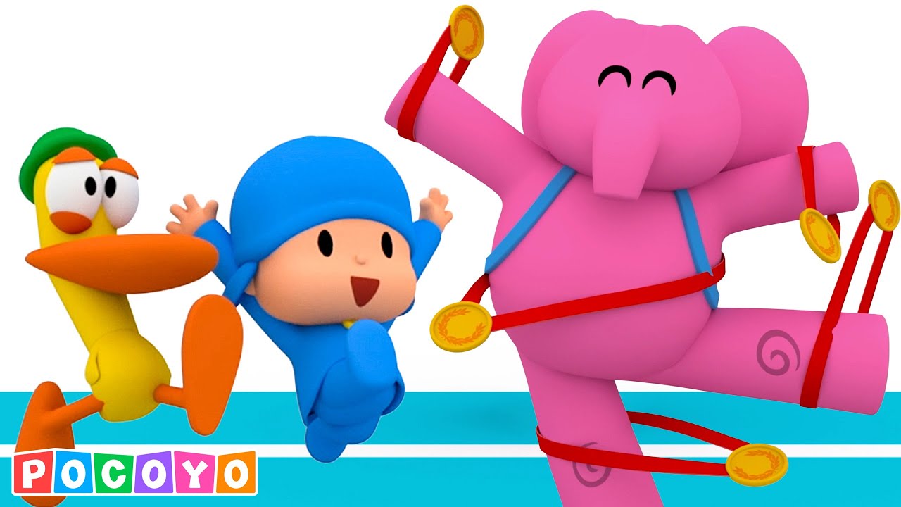 🥇 Going for GOLD in the SILLY SUMMER GAMES! 🏁 | Pocoyo English ...