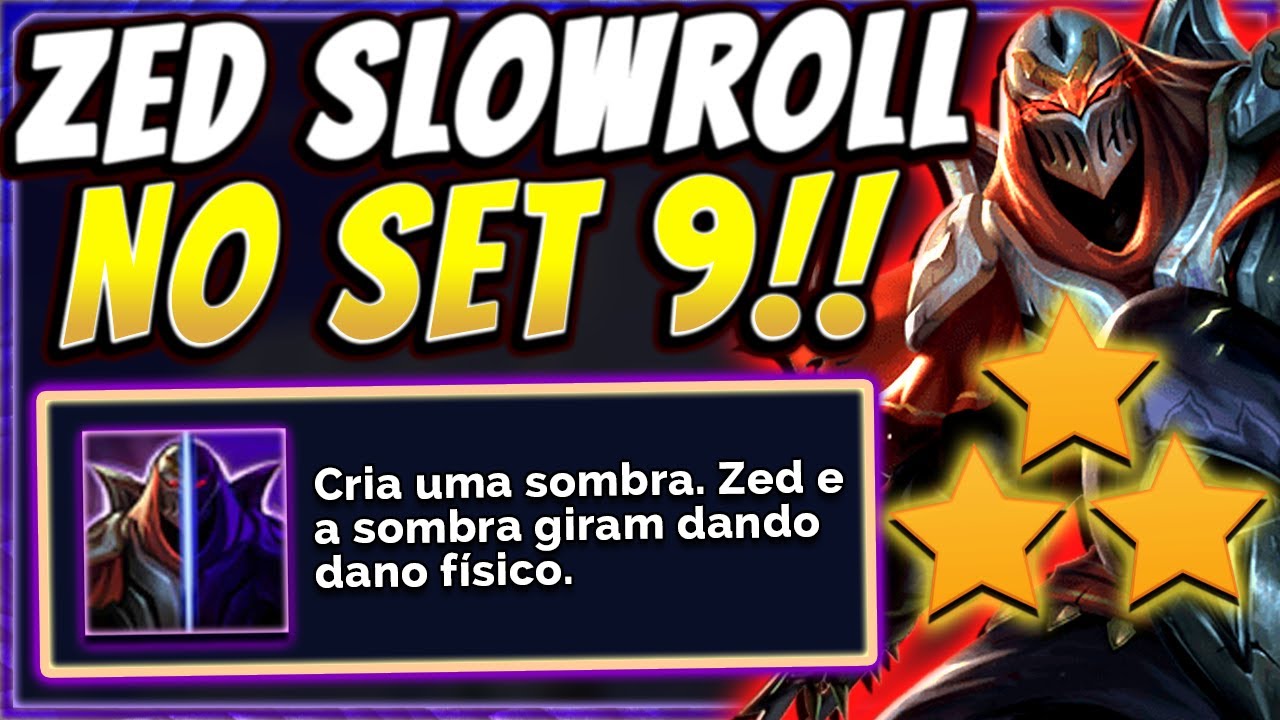 PRIMEIRO JOGO NO SET 9!!!! FIZ UM ZED 3 ⭐⭐⭐ INSANO - YouTube