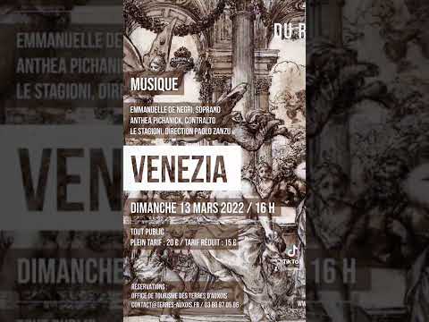 Concert Venezia le 13 mars 2022 à Semur-en-Auxois