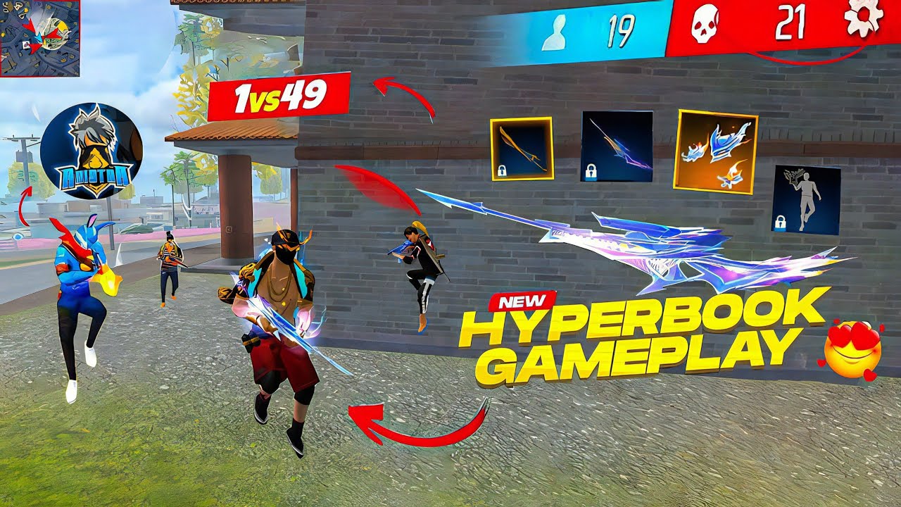 New Hyperbook Awesome Awm Skin Op Solo Vs Squad Gameplay😱 Free Fire ...