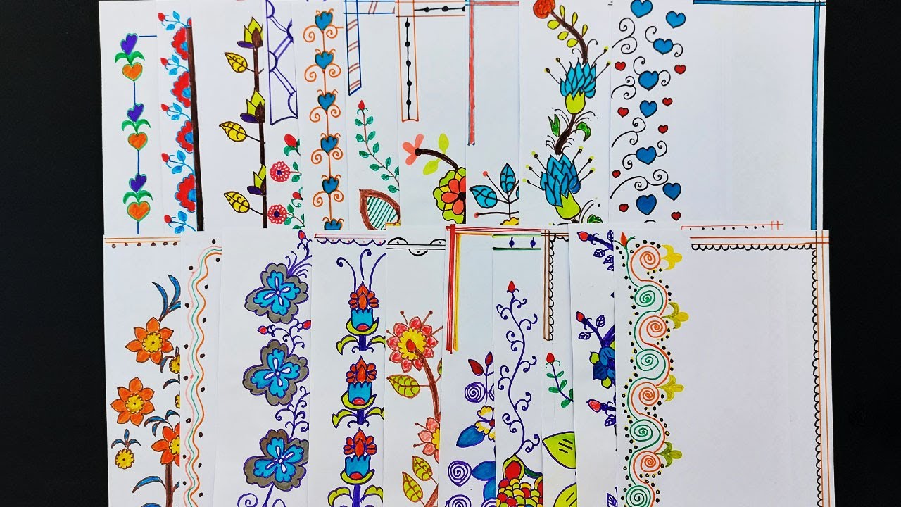 26 New Border Designs / Project Work Designs / Design For Project Work ...