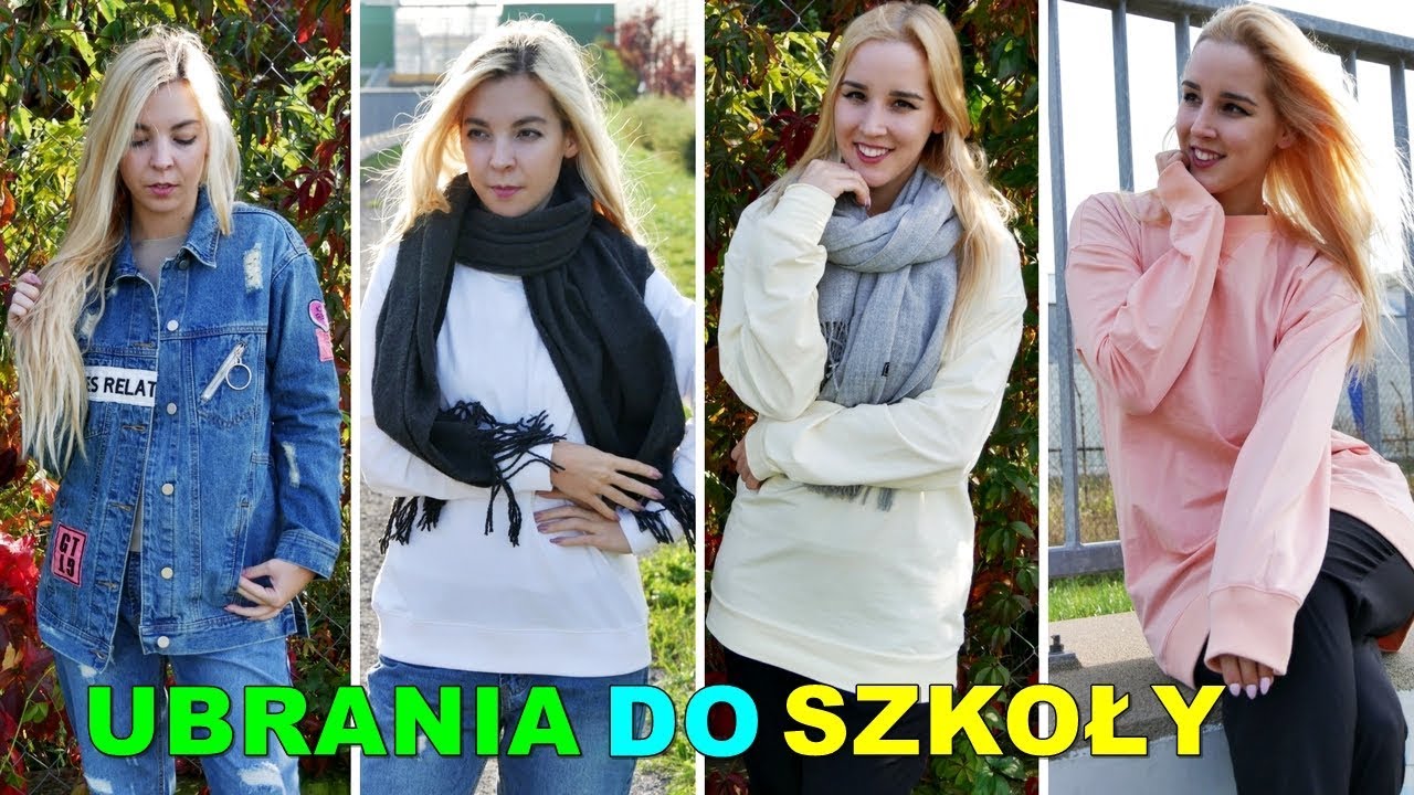 👕 TANIE I MODNE UBRANIA DO SZKOŁY 👕 Haul OpenBox Lookbook - YouTube