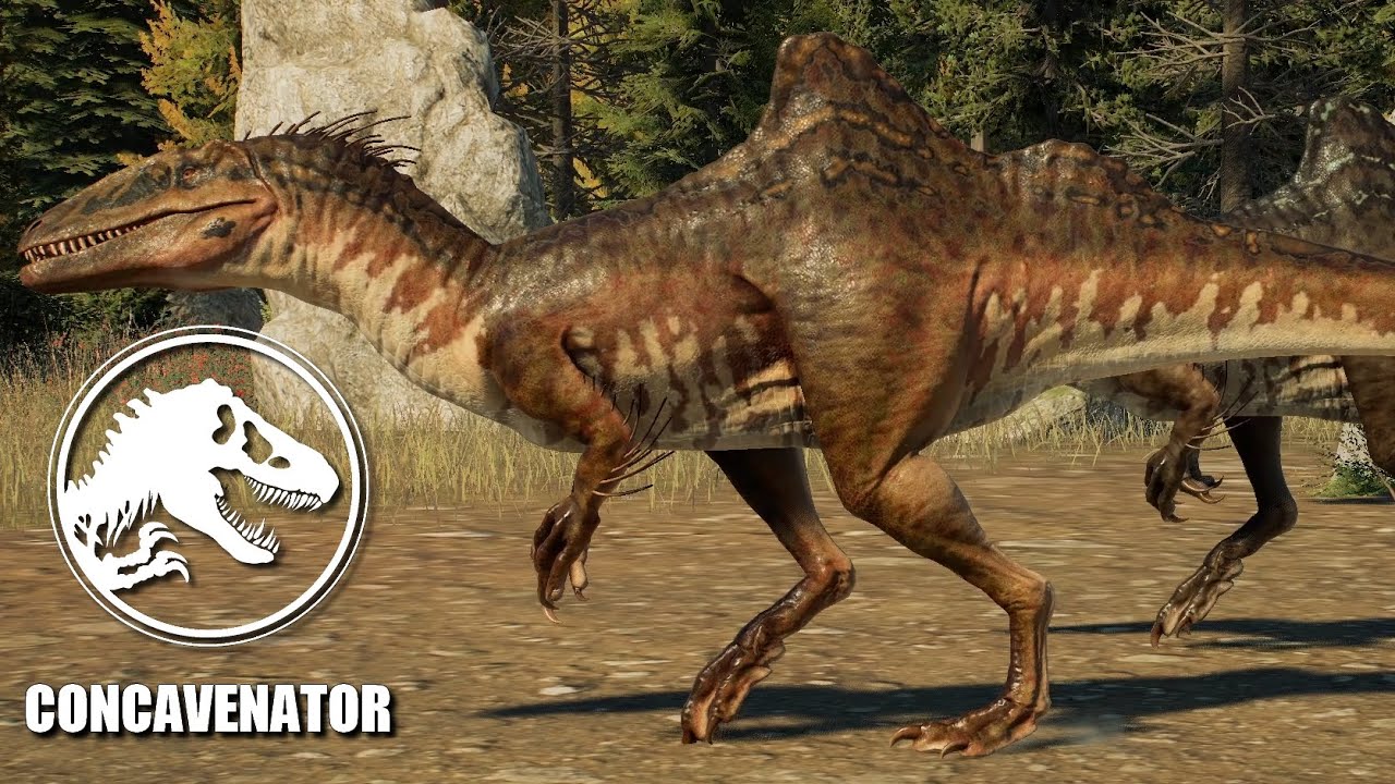 Concavenator vs Australovenator - All Animations & Skins - JWE 2 ...