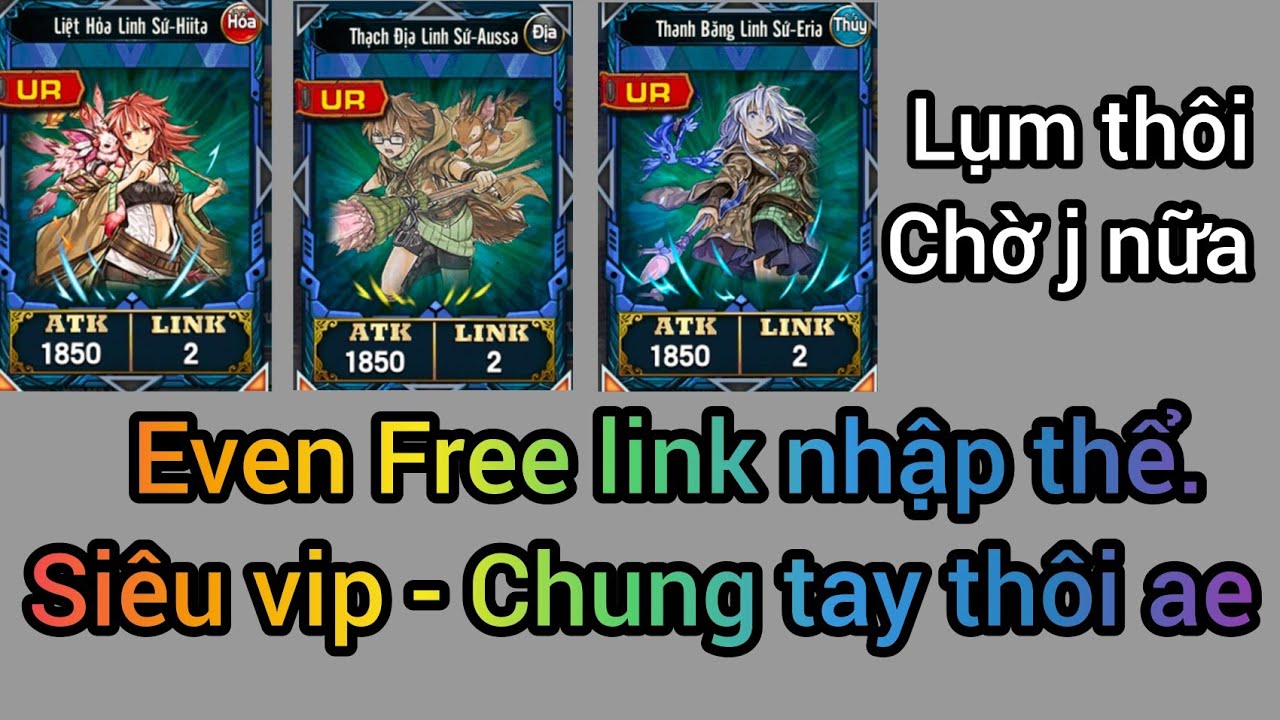 Yugi H5 - Free 3 em link nhập thể chỉ với 20p chung tay lụm thôi ae 😍😍😍 ...