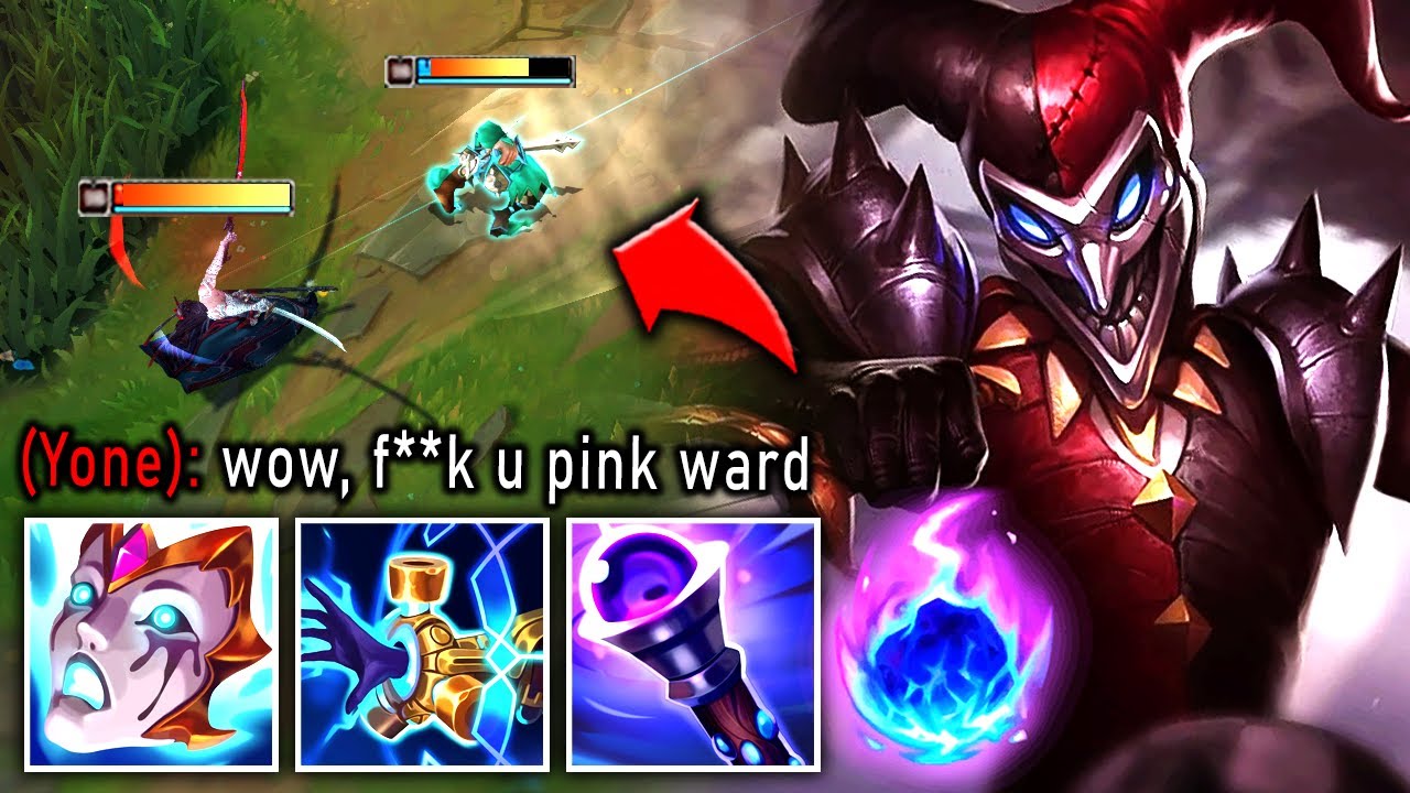 MAKING A YONE PLAYER HATE HIS LIFE!! - Pink Ward Shaco Top - YouTube