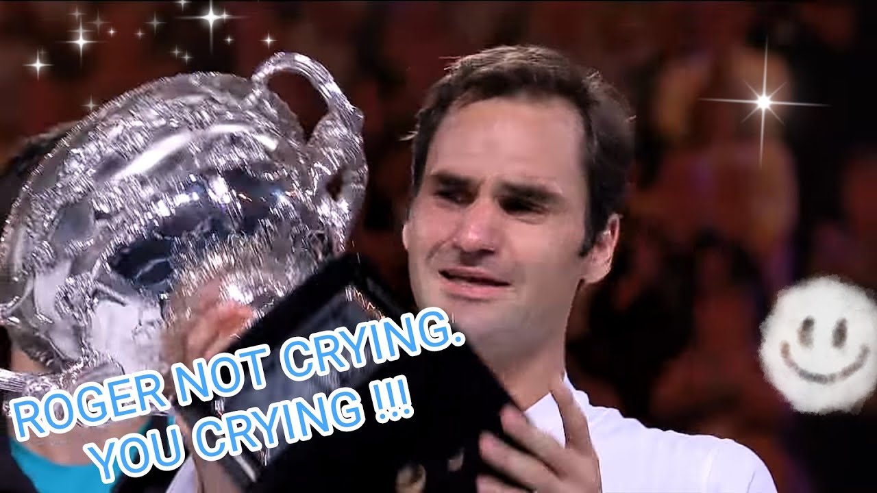 ROGER FEDERER NOT CRYING. YOU CRYING !!!. We Love You Roger... - YouTube