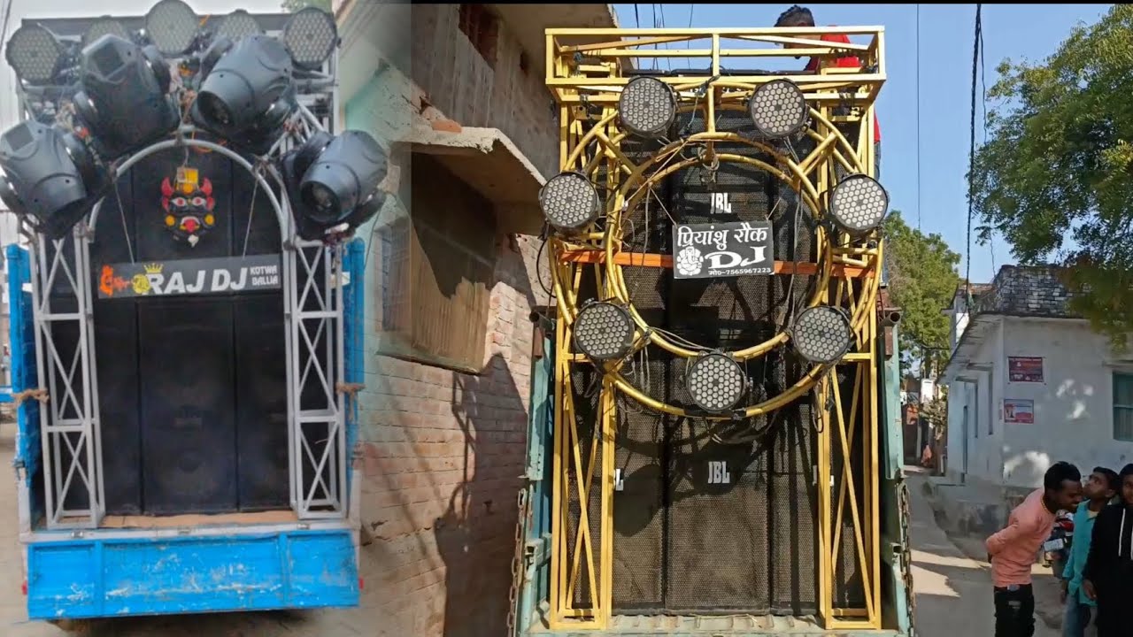 sadi dj setup six top Ahuja 400 watt barat wala dj - YouTube