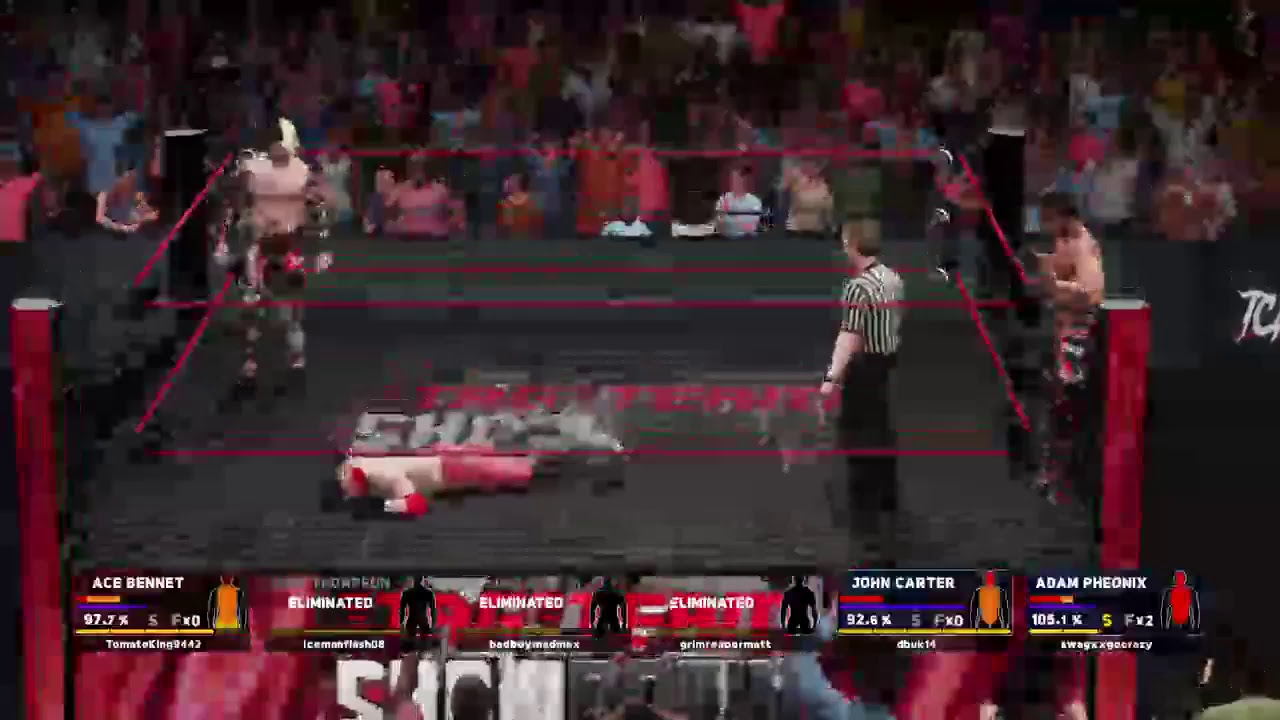 Tcw Tag team showdown match 4 Bullet Empire Center Plus vs Annihilation ...