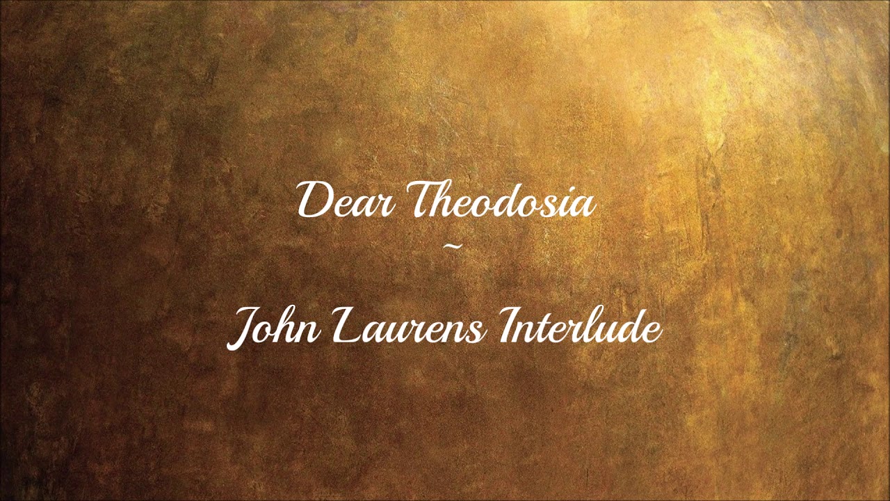 Dear Theodosia/Laurens Interlude (audio) - YouTube