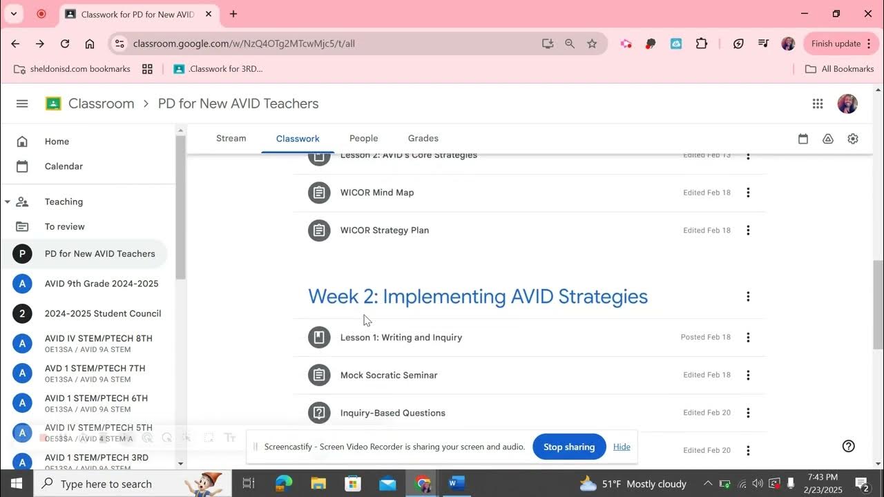 AVID Strategies Implementation PD - YouTube