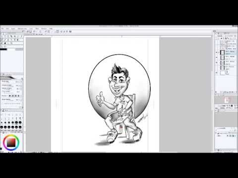 Drawing Cartoon Characters - Digital Art - YouTube