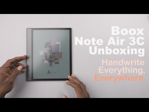 Boox Note Air 3C: Unboxing - YouTube