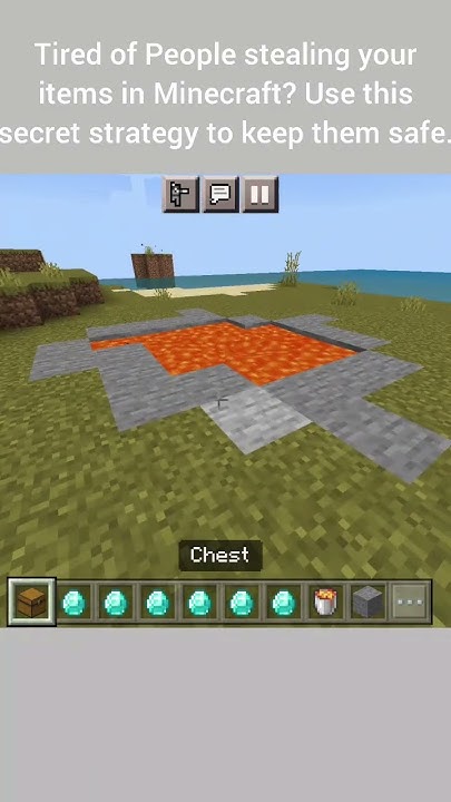 How to keep your items safe In Minecraft! - YouTube