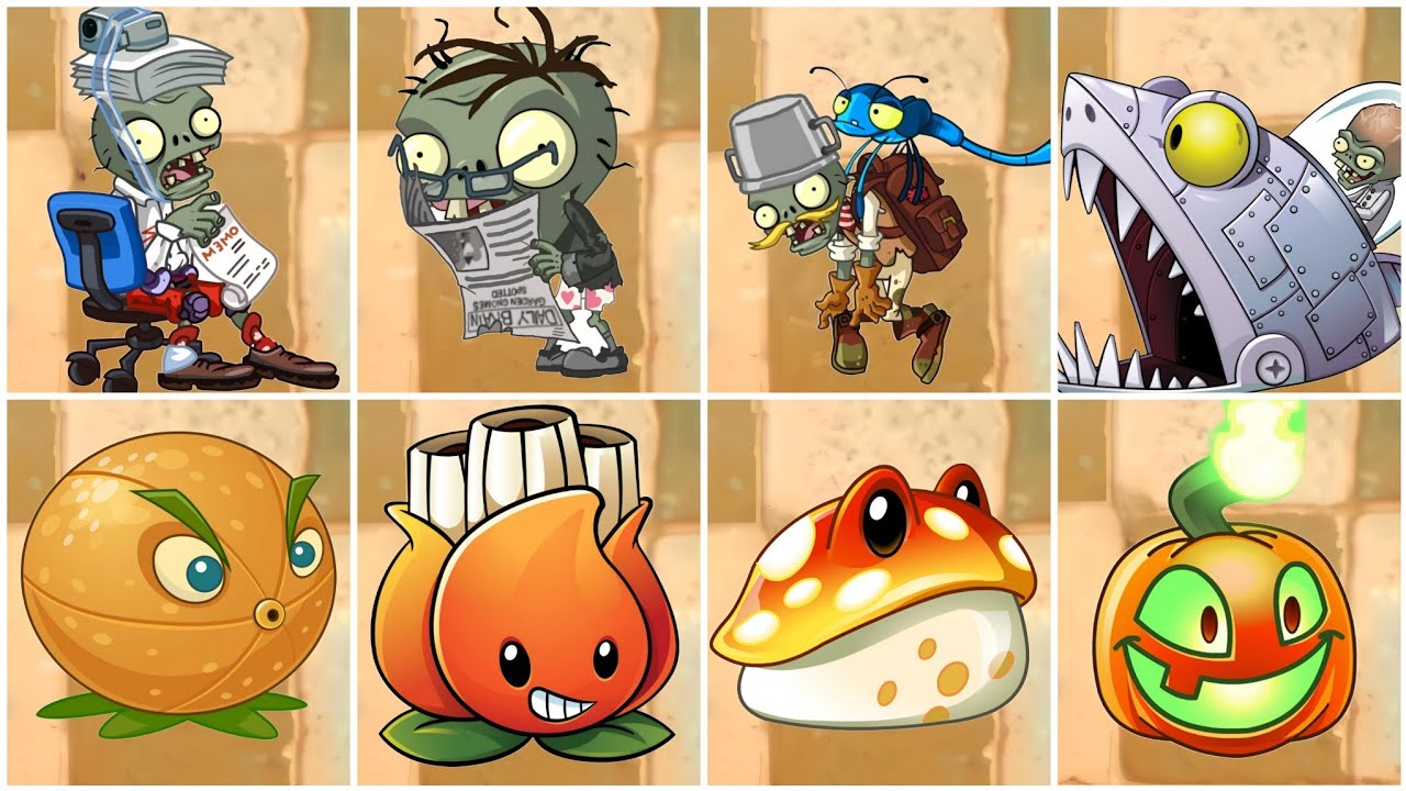 Plants Vs Zombies 2 Gameplay Walkthrough Orange Team - YouTube