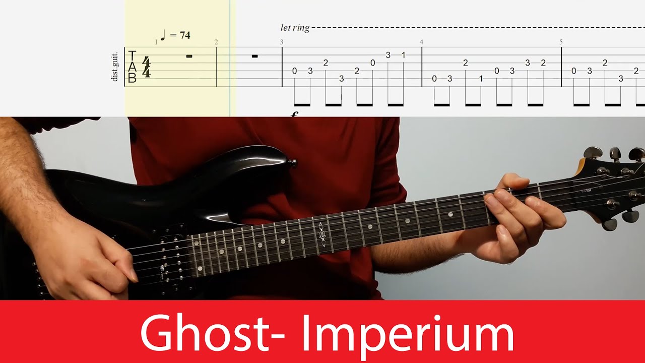 Ghost- Imperium Guitar Cover With Tabs And Backing Track(Eb Standard ...