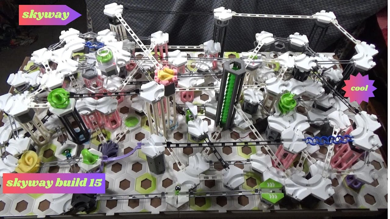 Gravitrax marble runs the Skyway - YouTube