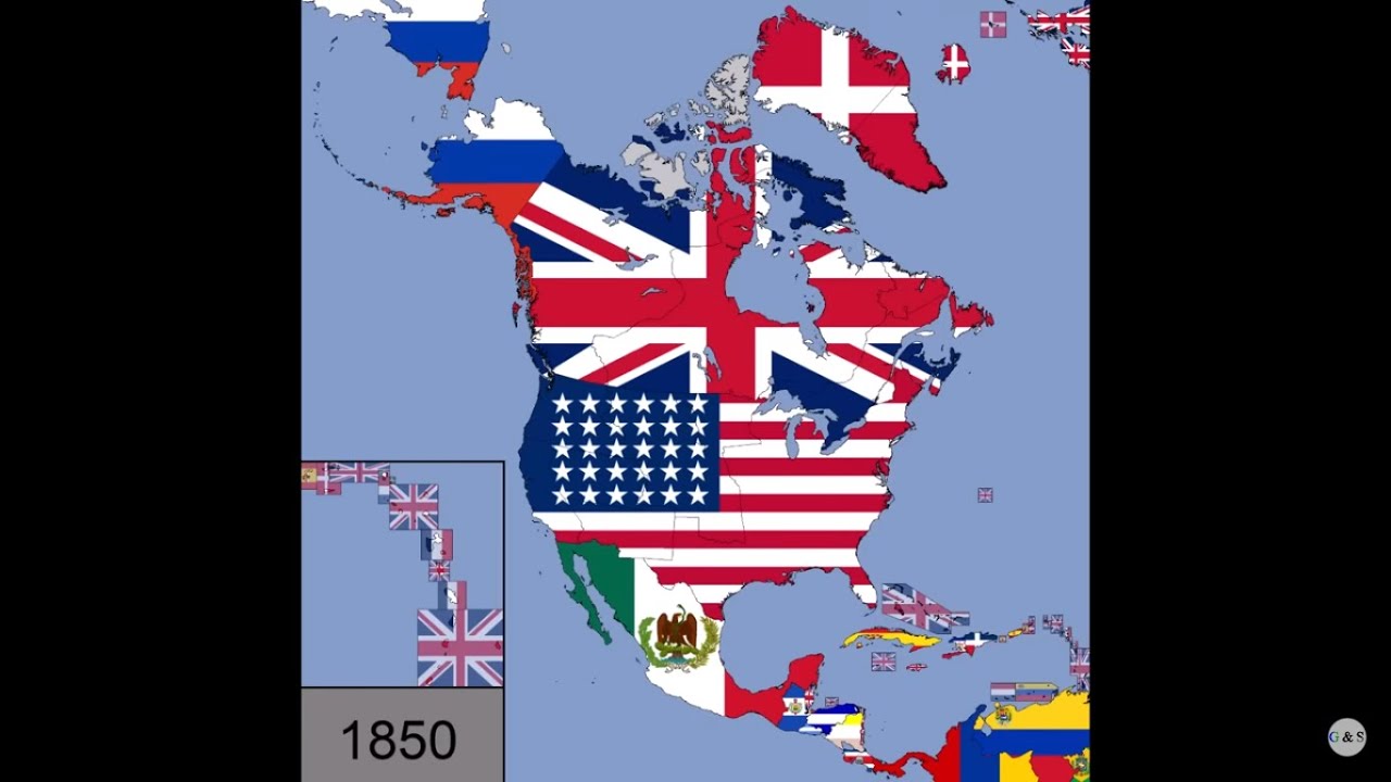 North America evolution 0-2020 - YouTube