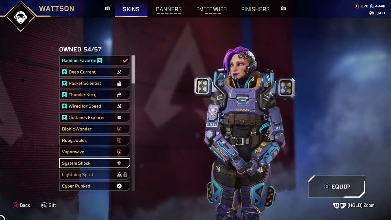 New Legendary Skin for Wattson (System Shock), S17 Battle Pass. [Apex Legends - Highlight ...