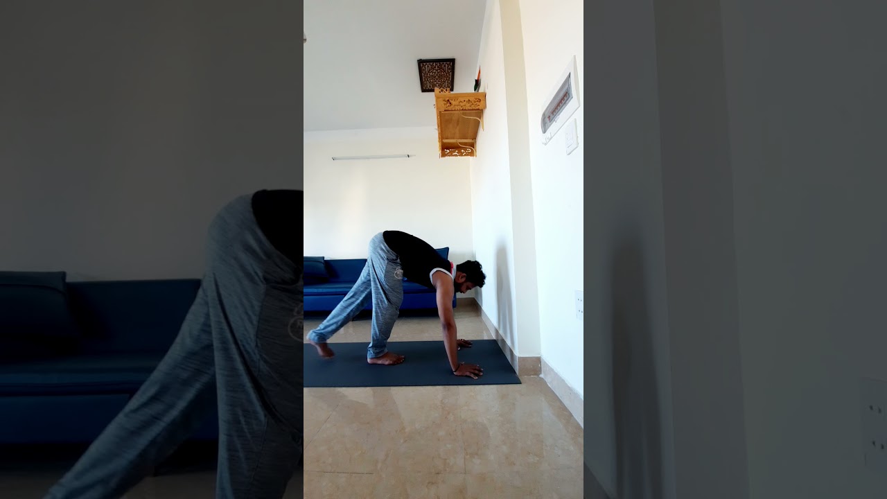 yoga handstand easy way - YouTube