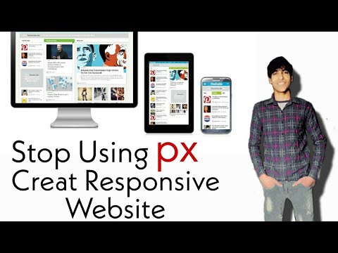 Creat Responsive Website So Stop Using px (Easy Way ) in hindi - YouTube