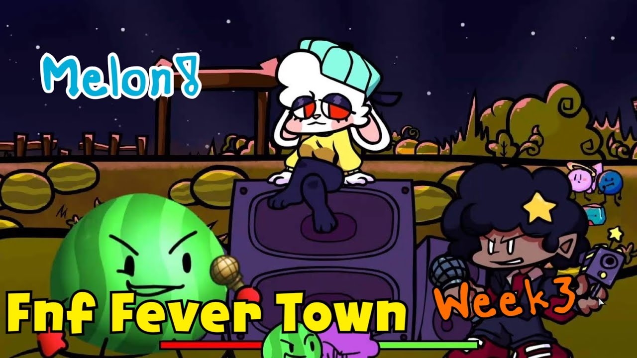 Friday night funkin' | Friday Nigt Fever Town | week3 #Fnf #STORY MODE ...