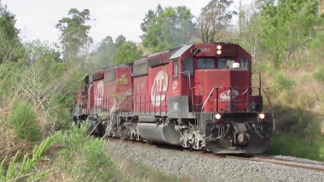 Trem com dupla de SD40-2 #9463 e #9453 ALL, 11/09/19 - YouTube