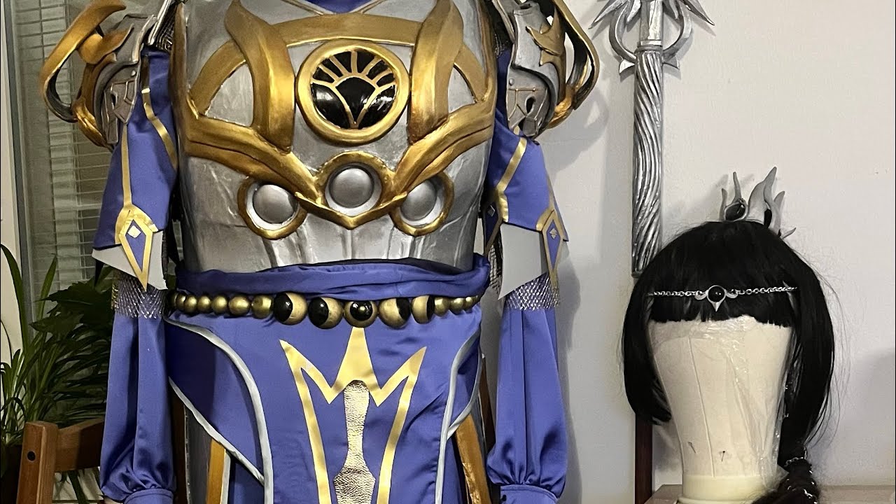 Making of Dark Justiciar armor for Shadowheart cosplay - YouTube
