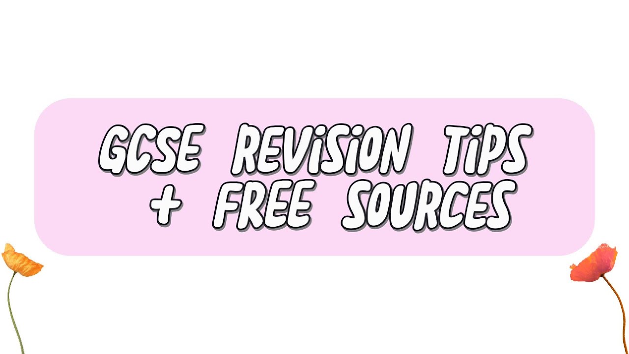 GCSE revision tips + FREE sources - YouTube