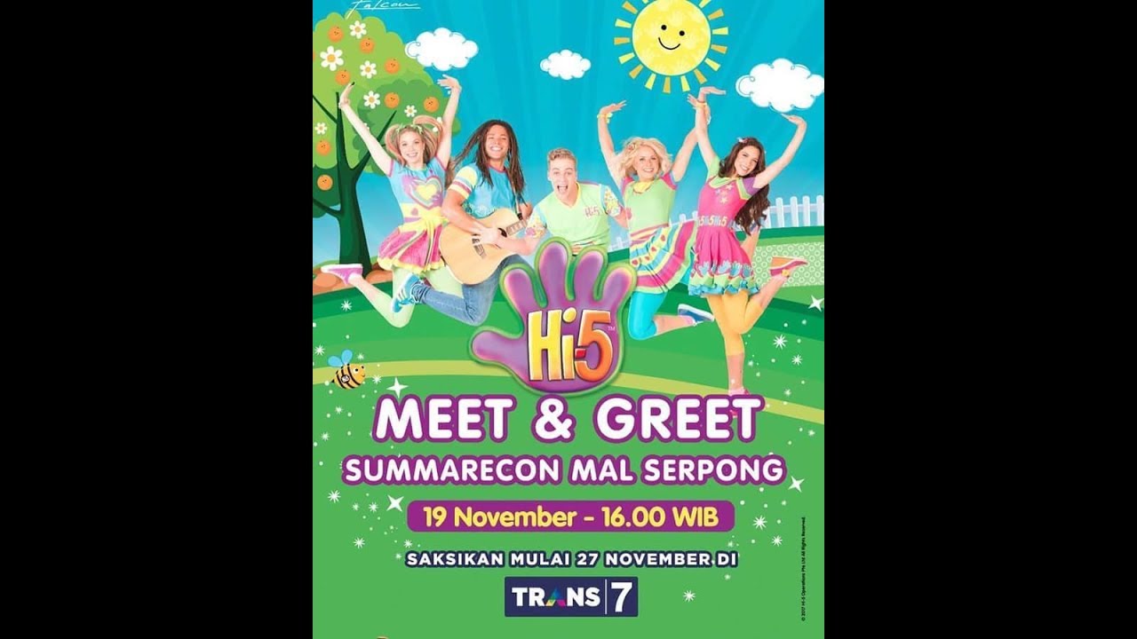 Meet & Greet Hi5 di Summarecon Mal Serpong - YouTube