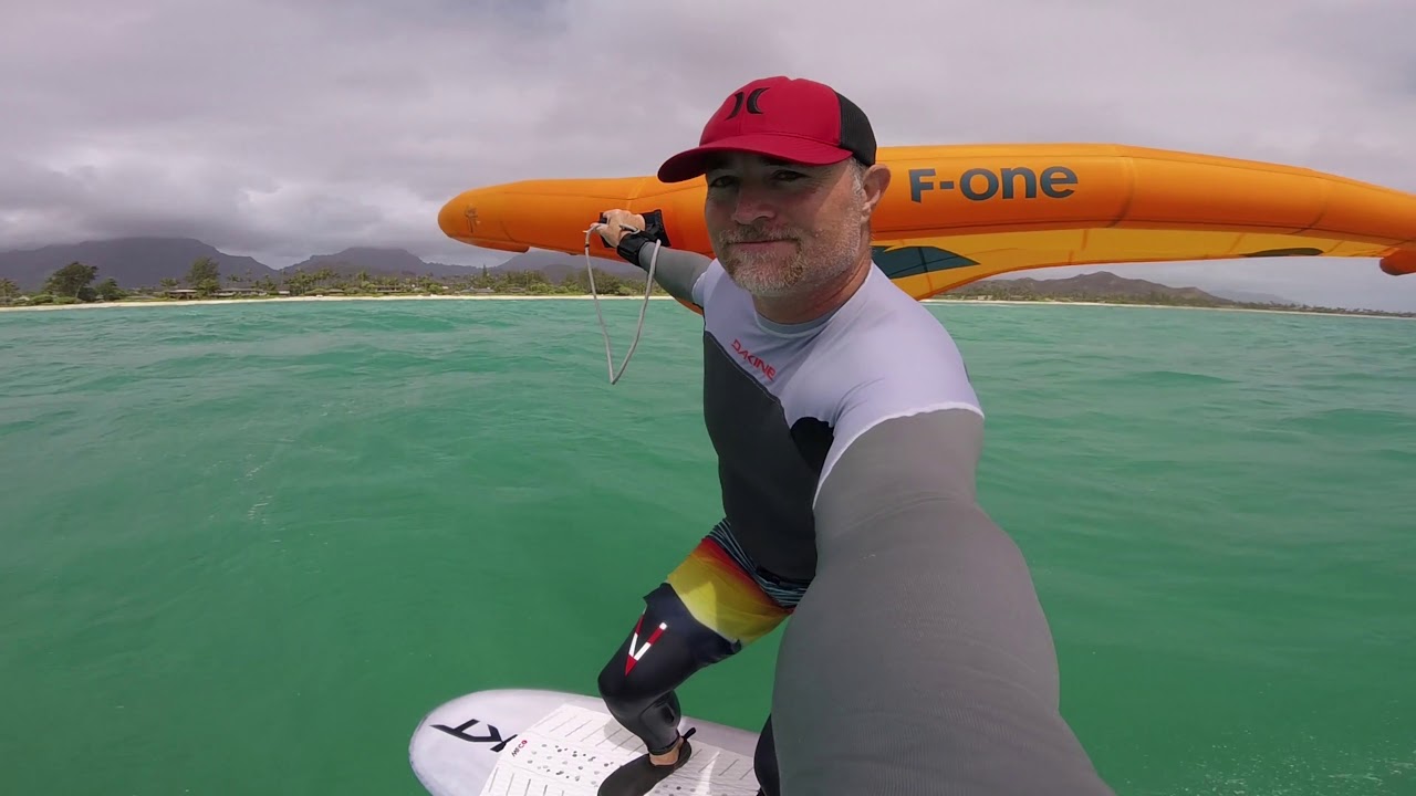 Learning How to Wing Surf - YouTube