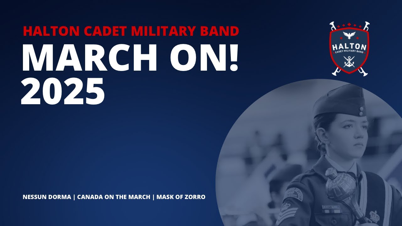 Halton Cadet Military Band | March On 2025 - YouTube