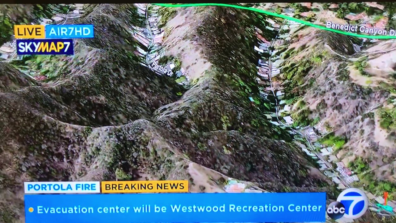 Portola Fire Augmented Reality Live View - YouTube