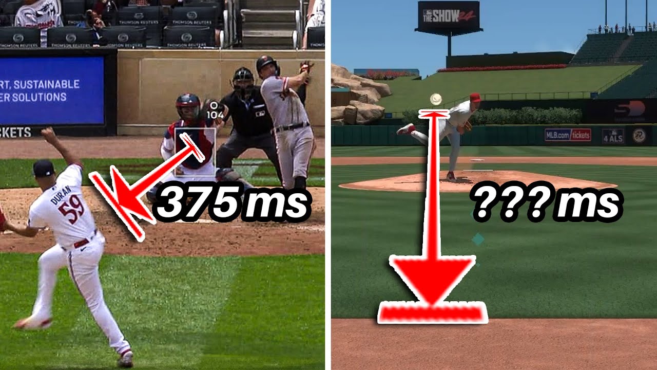 MLB The Show LIES About Pitch Speeds - How Fast They ACTUALLY Are - YouTube