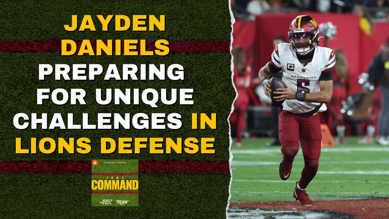 Jayden Daniels Preparing for For Unique Challenge in Lions Defense ...