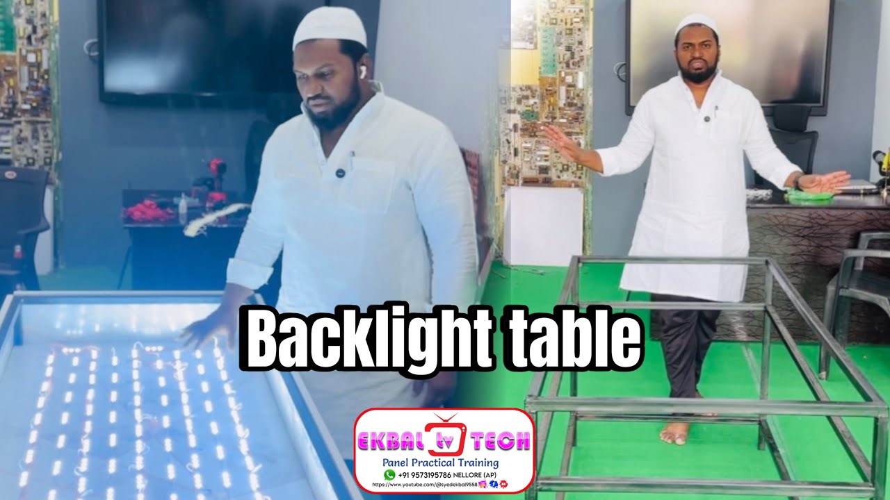 How to Make Backlight table - YouTube
