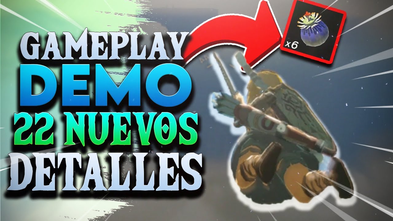 MÁS de 20 NUEVOS Detalles INCREIBLES del GAMEPLAY DEMO de Zelda Tears ...