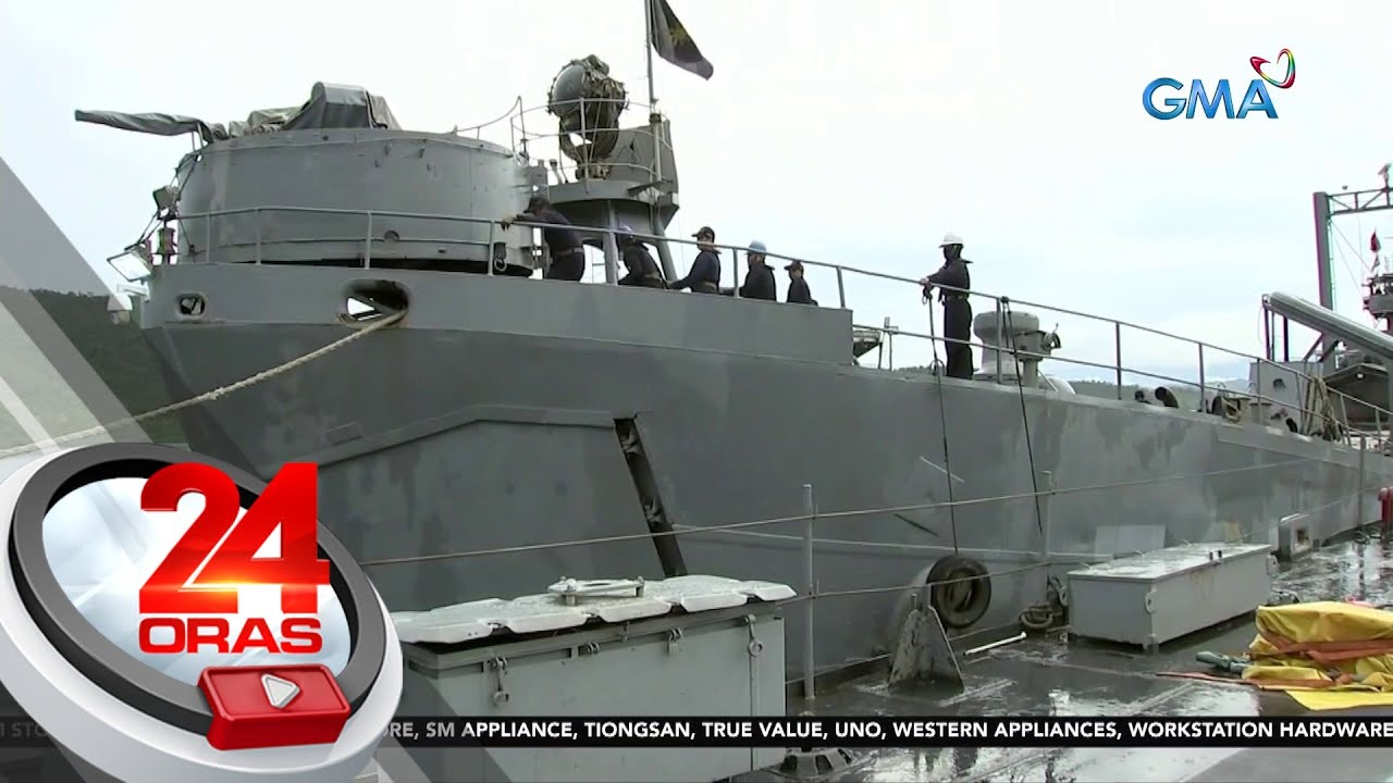 BRP Laguna na nagdala ng panibagong supply sa Pag-asa Island, nakabalik ...